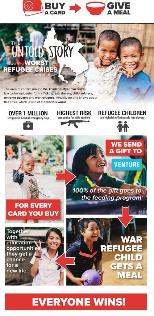 The Card That Gives Back – Volunteer Card